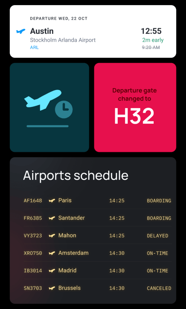 Редизайн мобильного приложения Planes Live — Райт