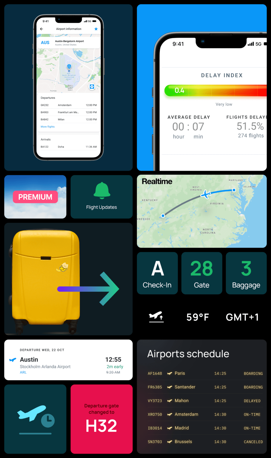 Редизайн мобильного приложения Planes Live — Райт